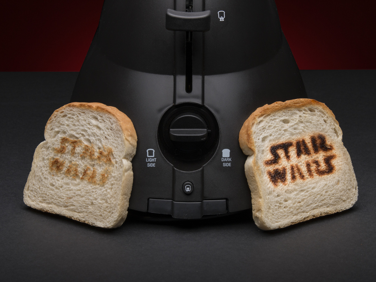 Tostapane star wars: pane dorato e croccante in perfetto stile Jedi!